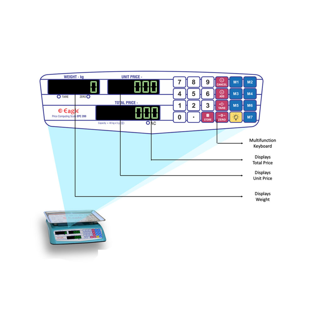 Digital Price Computing Scale in India | Computer Kanda | Eagles